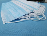 QUALITY Blue Melt Blown Disposable Tie up Face Mask Made of Blue PP Nonwoven Fabric
