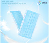QUALITY Blue Melt Blown Disposable Tie up Face Mask Made of Blue PP Nonwoven Fabric